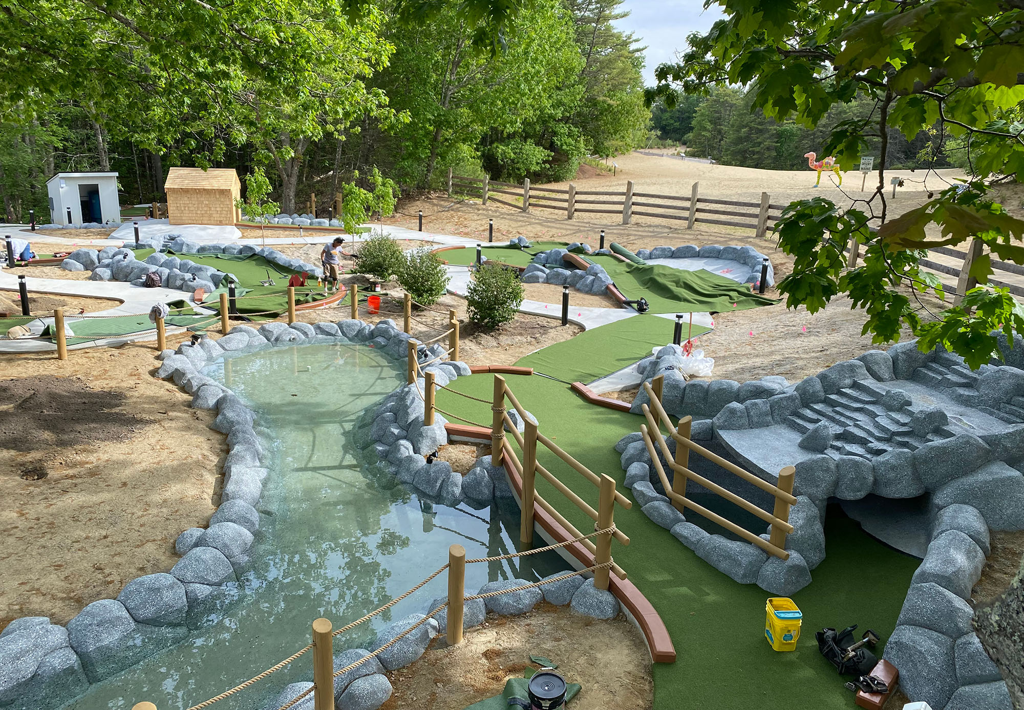 Desert Of Maine Mini Golf | Castle