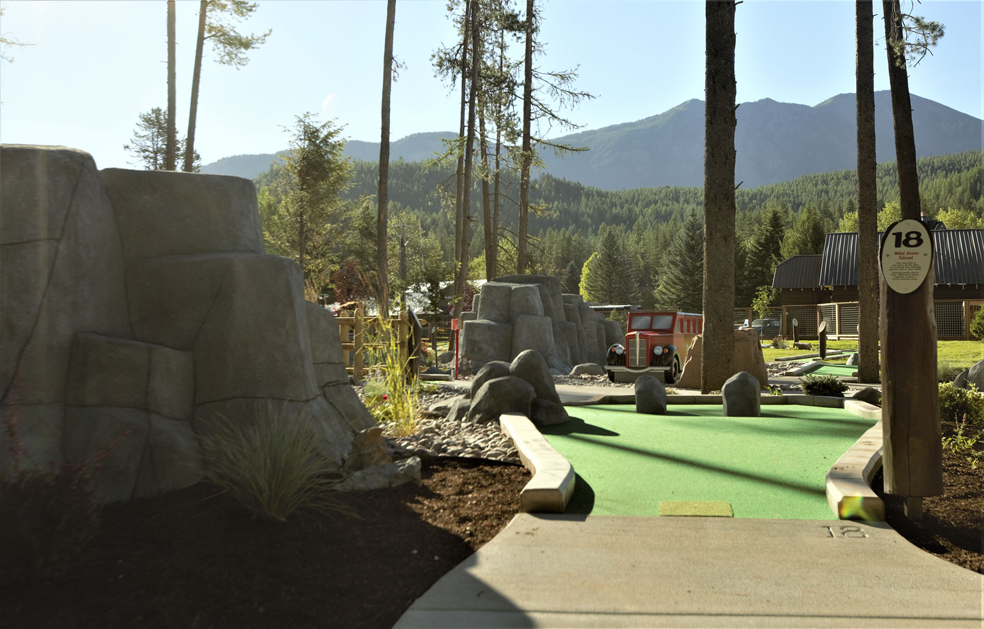 West Glacier Mini Golf | Castle