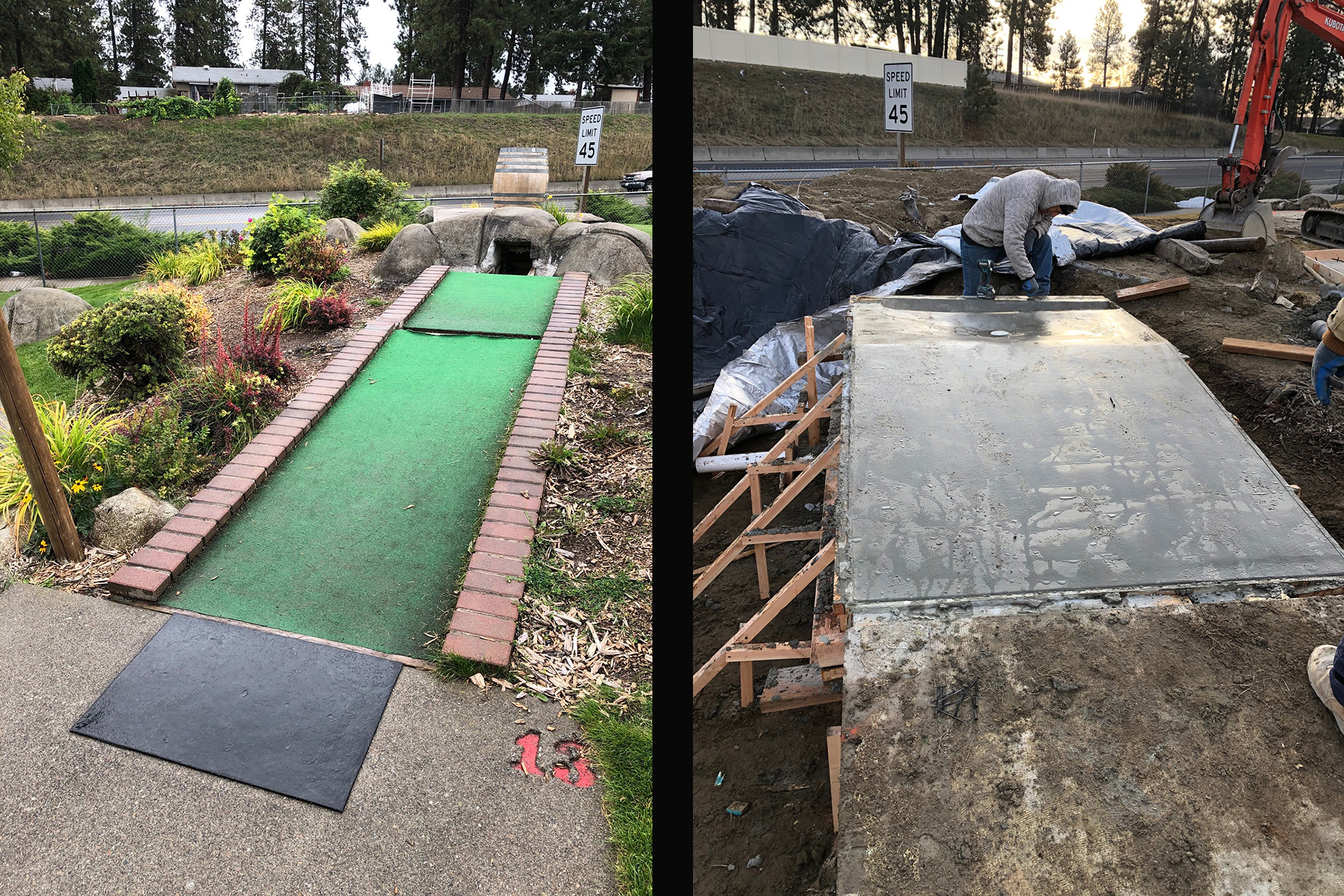 Mini Golf Course Rehab - Wonderland FFC | Castle Golf Renovate