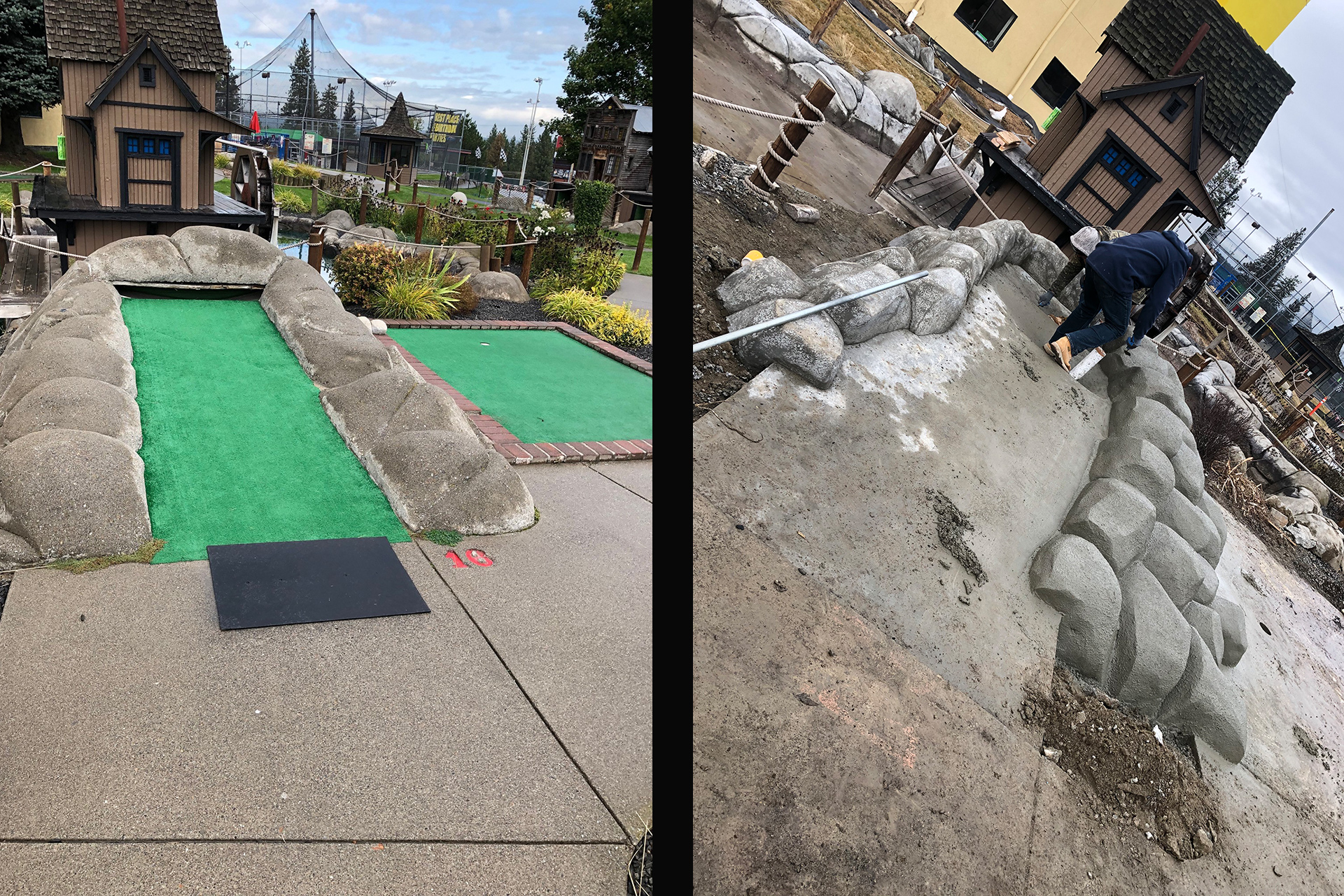 Mini Golf Course Rehab - Wonderland FFC | Castle Golf Renovate