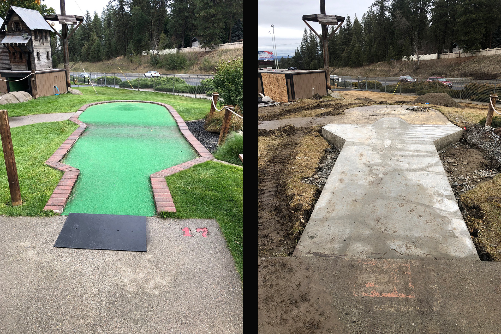 Mini Golf Course Rehab - Wonderland FFC | Castle Golf Renovate
